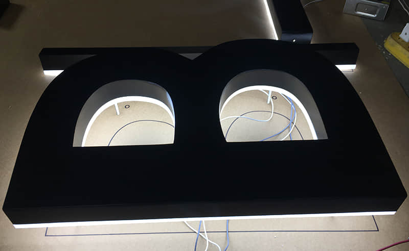 Backlit aluminum letters - Suzhou Premier Signs Co., LTD.