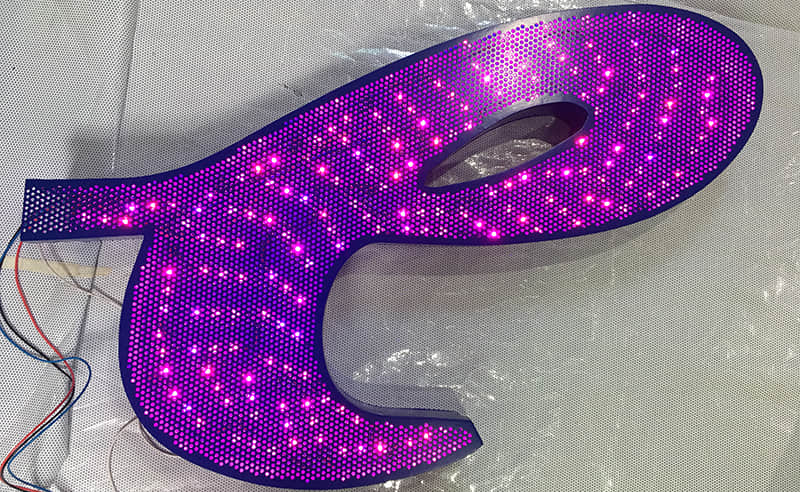 Perforated LED signs - Suzhou Premier Signs Co., LTD.