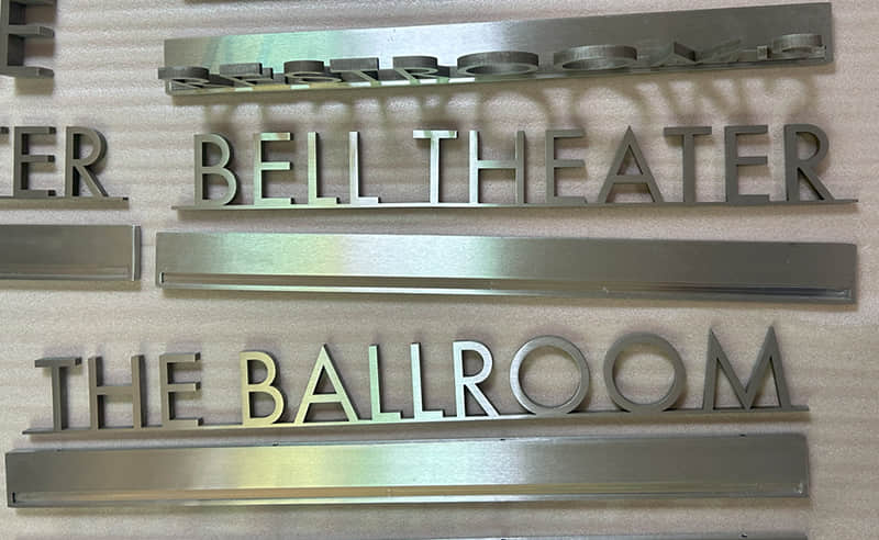 Solid stainless steel signs - Suzhou Premier Signs Co., LTD.